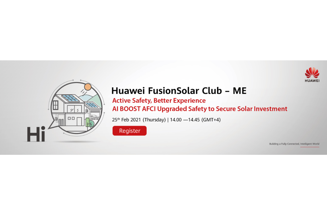 Huawei FusionSolar Webinar: AFCI-AI BOOST AFCI Upgraded Safety to ...