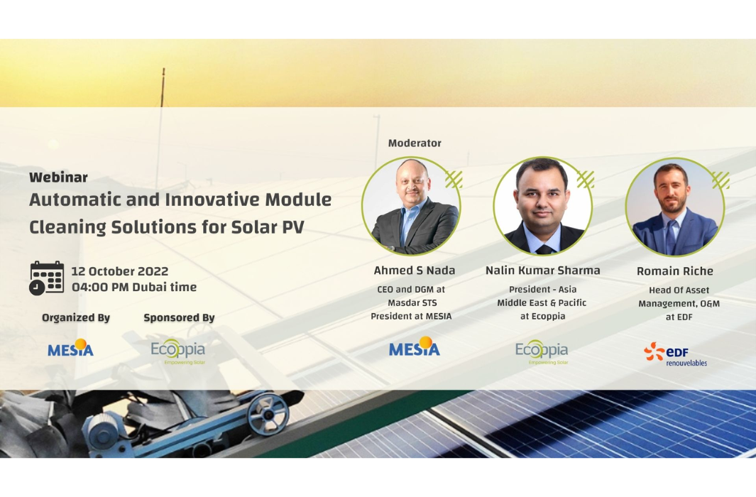 Automatic and Innovative module Cleaning Solutions for Solar PV - MESIA