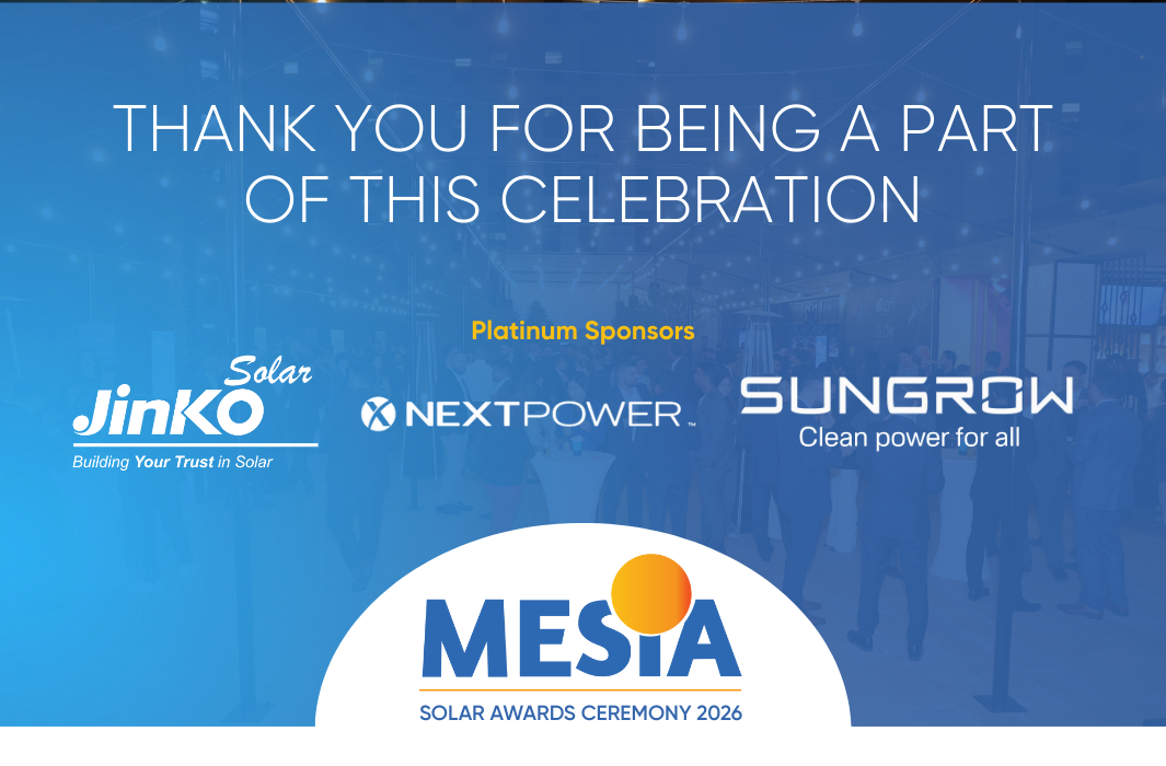 MESIA Solar Awards 2026 Recognises MENA’s Top Solar Leaders