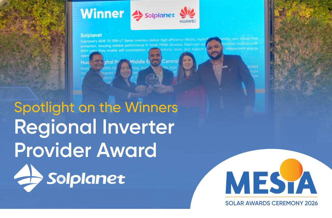 Solplanet Wins at MESIA Solar Award Ceremony 2026